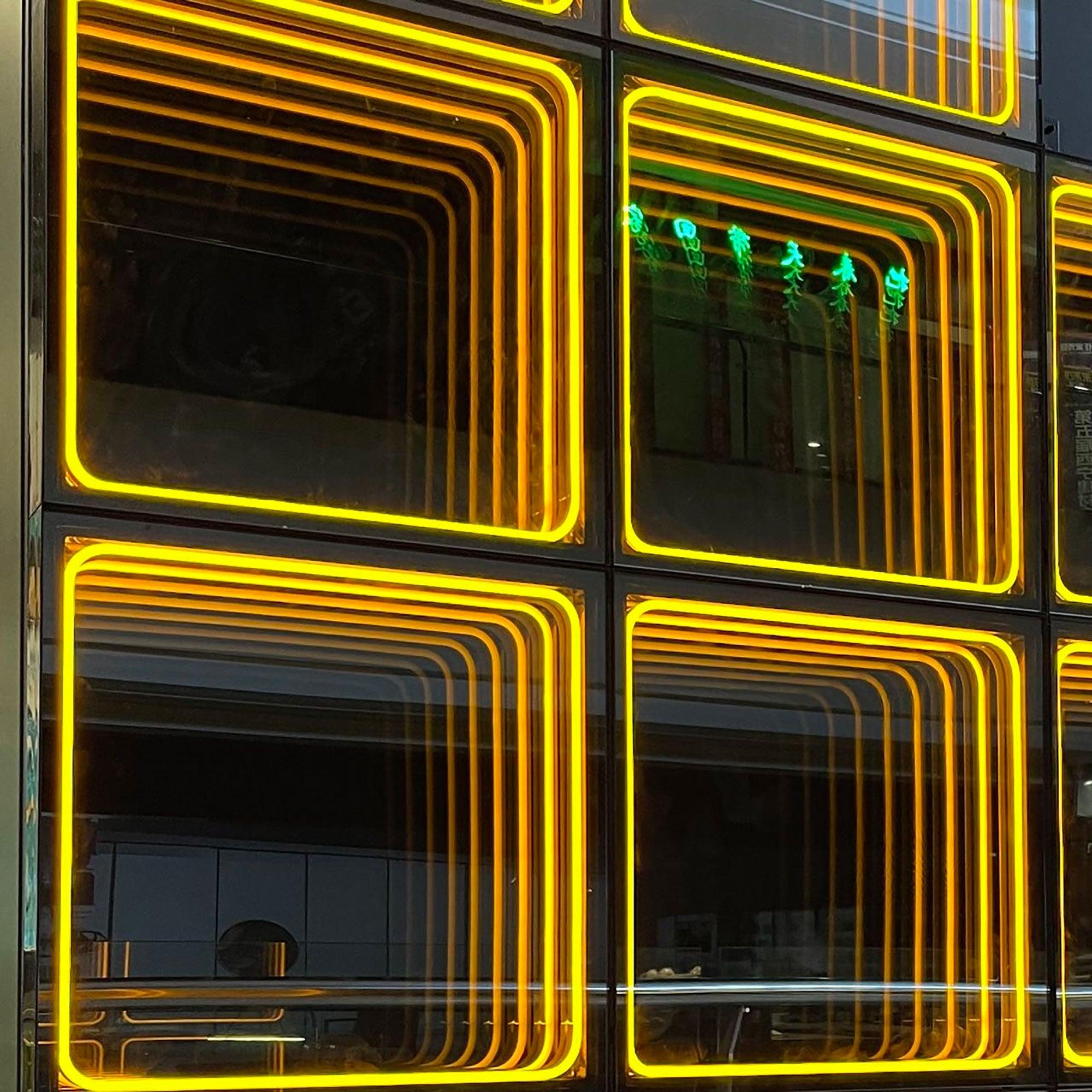 Customized Multi Layer Wall Mounted Infinity Mirror Acrylic Abyss Mirr ...