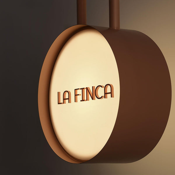 Custom waterproof outdoor round shape light box double sided lighting ...