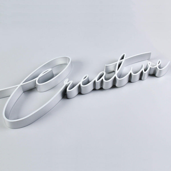 RGB LED Front Illuminated Acrylic Letters Office Wall Logo Custom Ligh ...