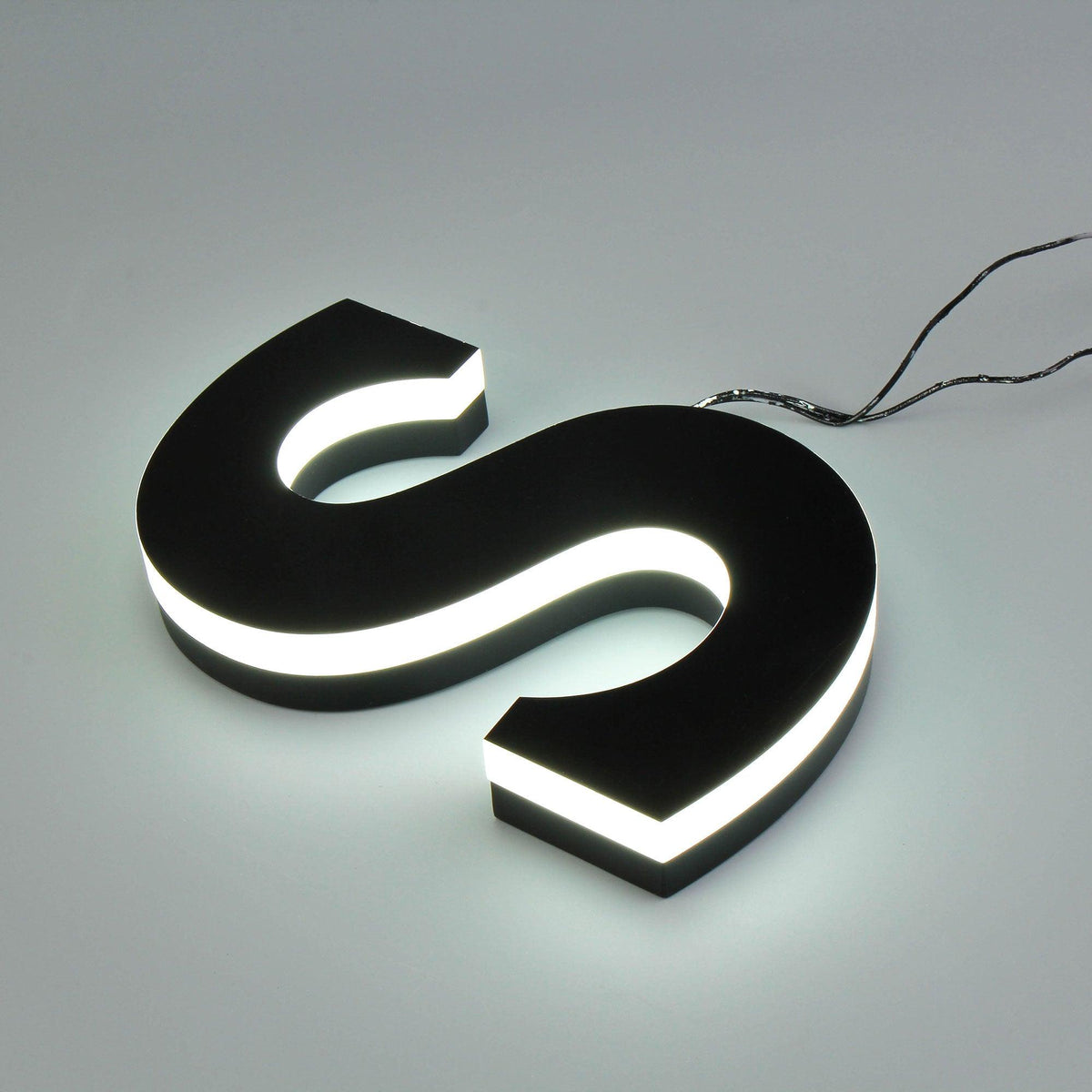 Edge Illuminated Interior Signage Acrylic Side Lit Letters 3D Acrylic ...