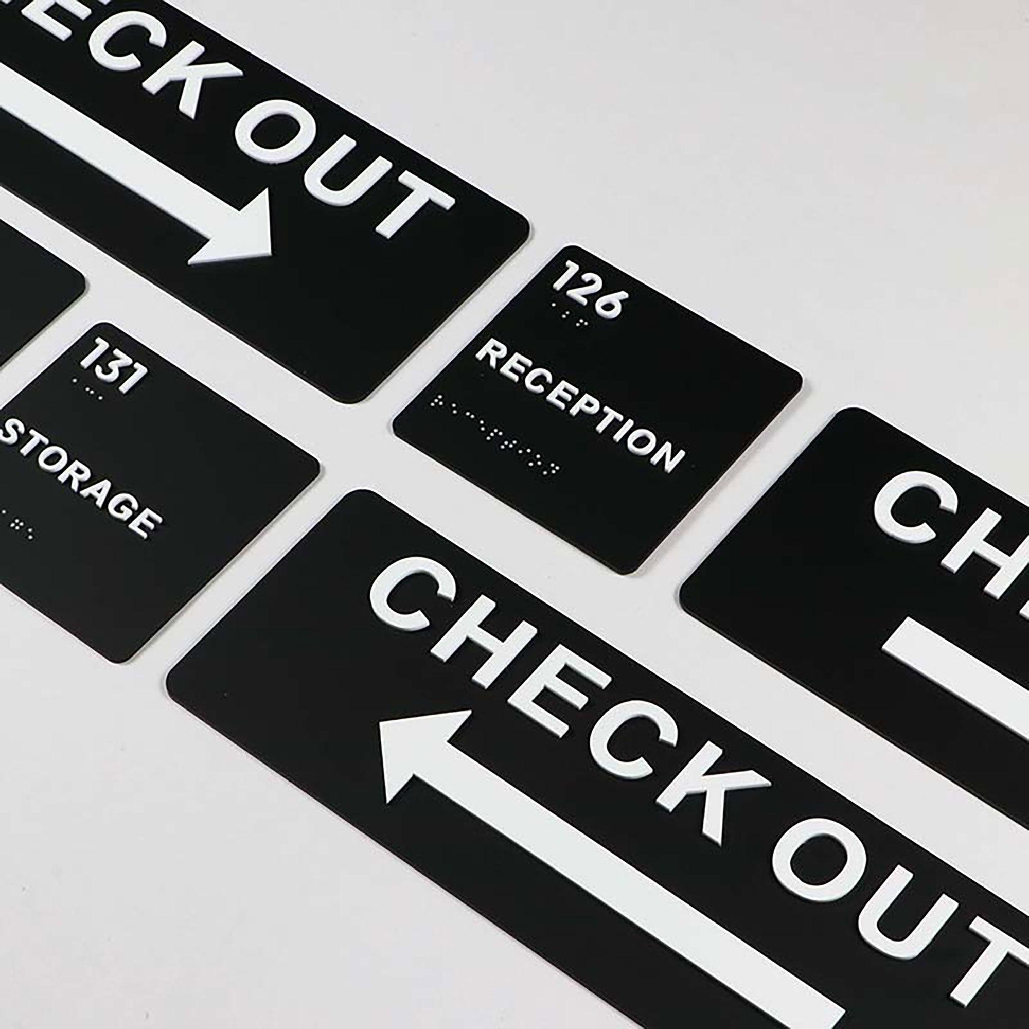 Custom Braille Signage Interior Sign – sunsignus