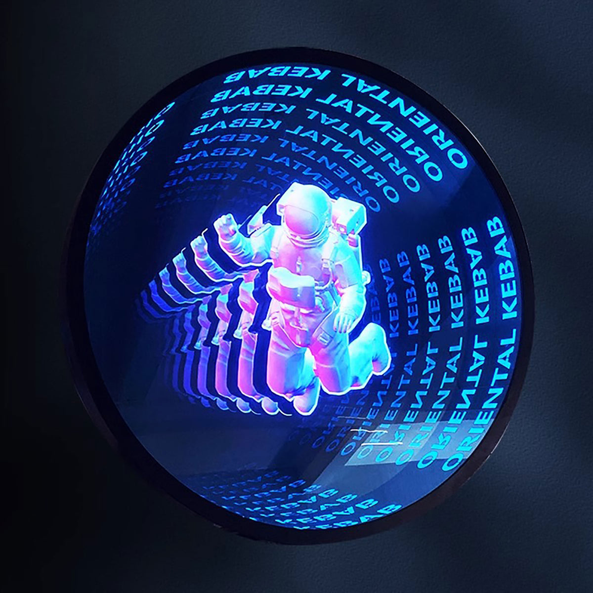 Custom Infinity Mirror Neon Sign Extended Effect Abyss Mirror for Stor ...