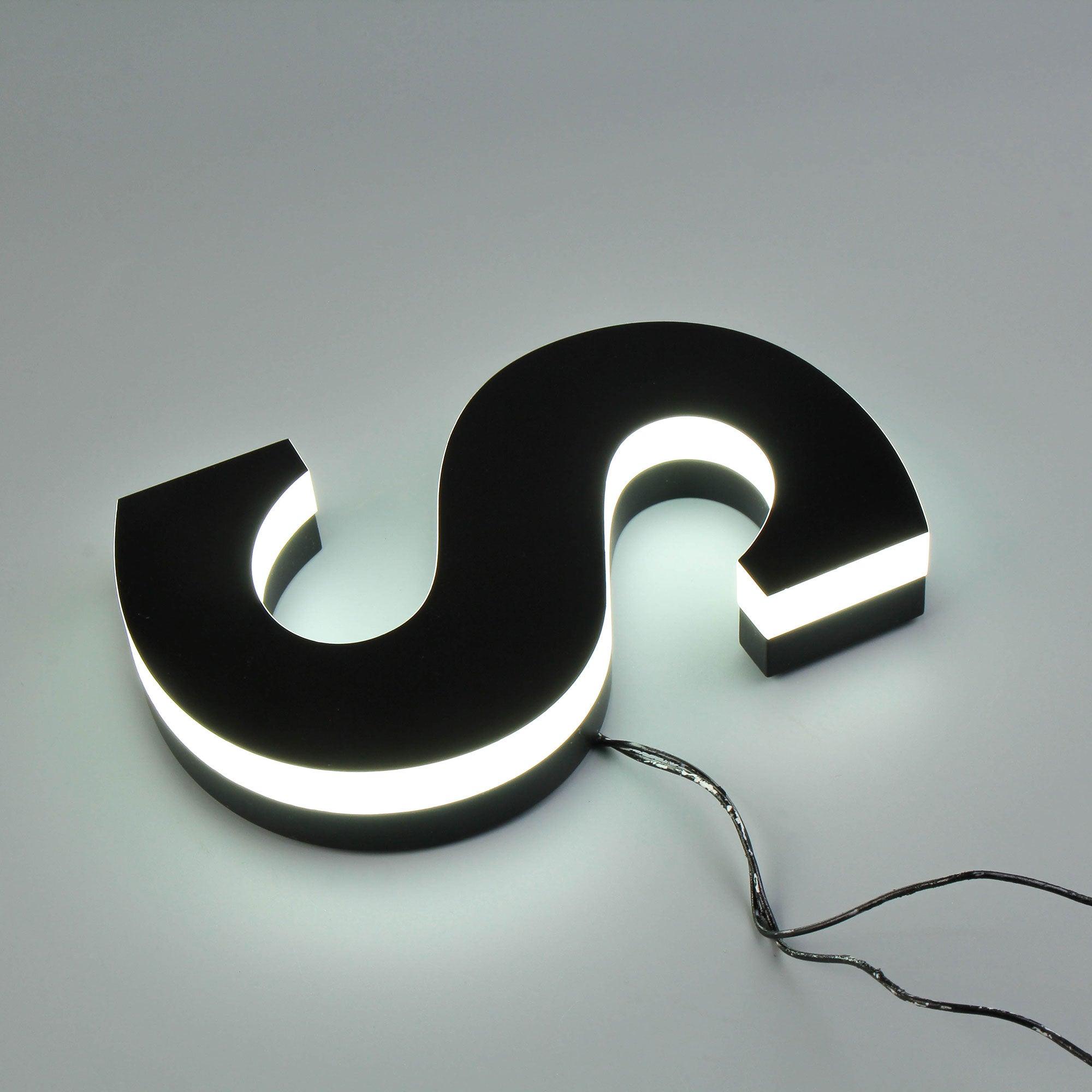 Edge Illuminated Interior Signage Acrylic Side Lit Letters 3D Acrylic ...