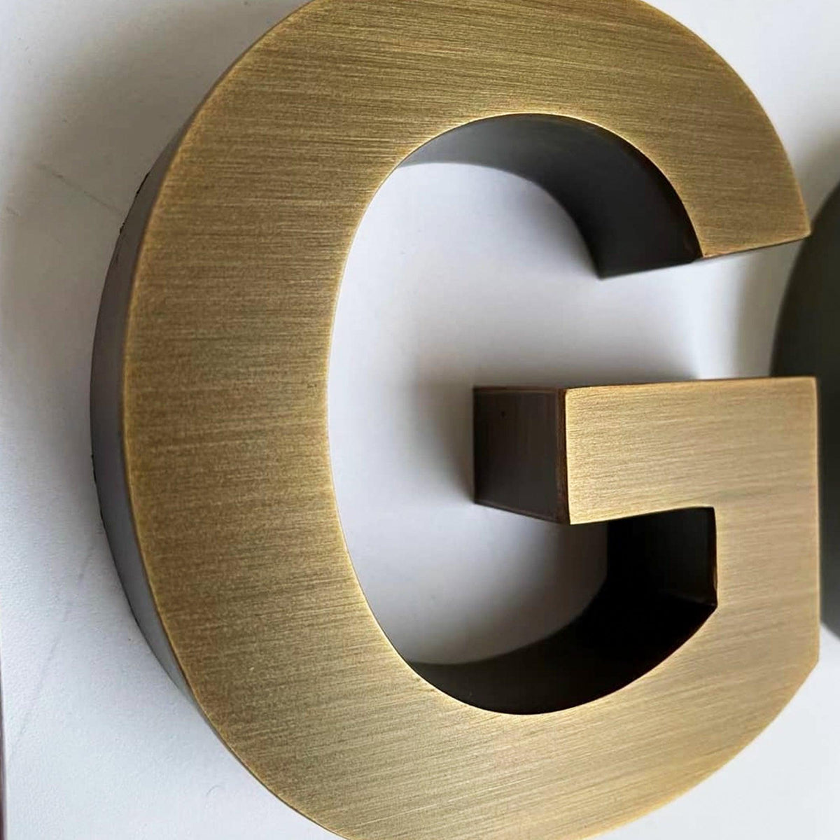 Custom Bronze Copper Letters Signage Antique Brushed Shop Signs Metal ...