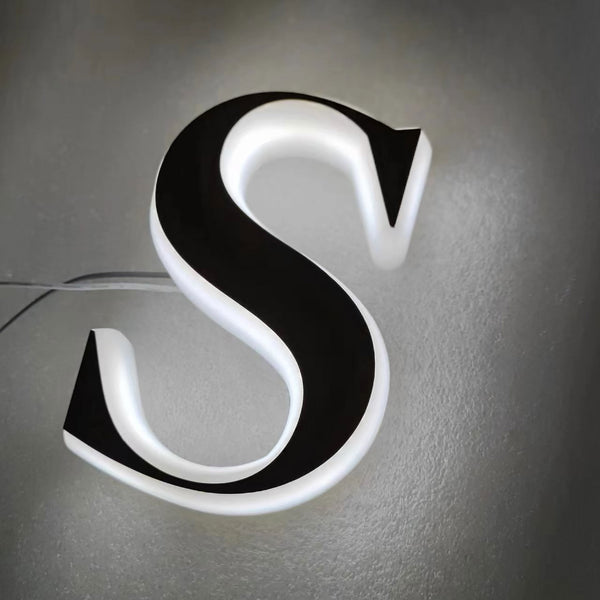 Personalized 3D Acrylic Letter Signs LED Illuminated Logo Company Name ...