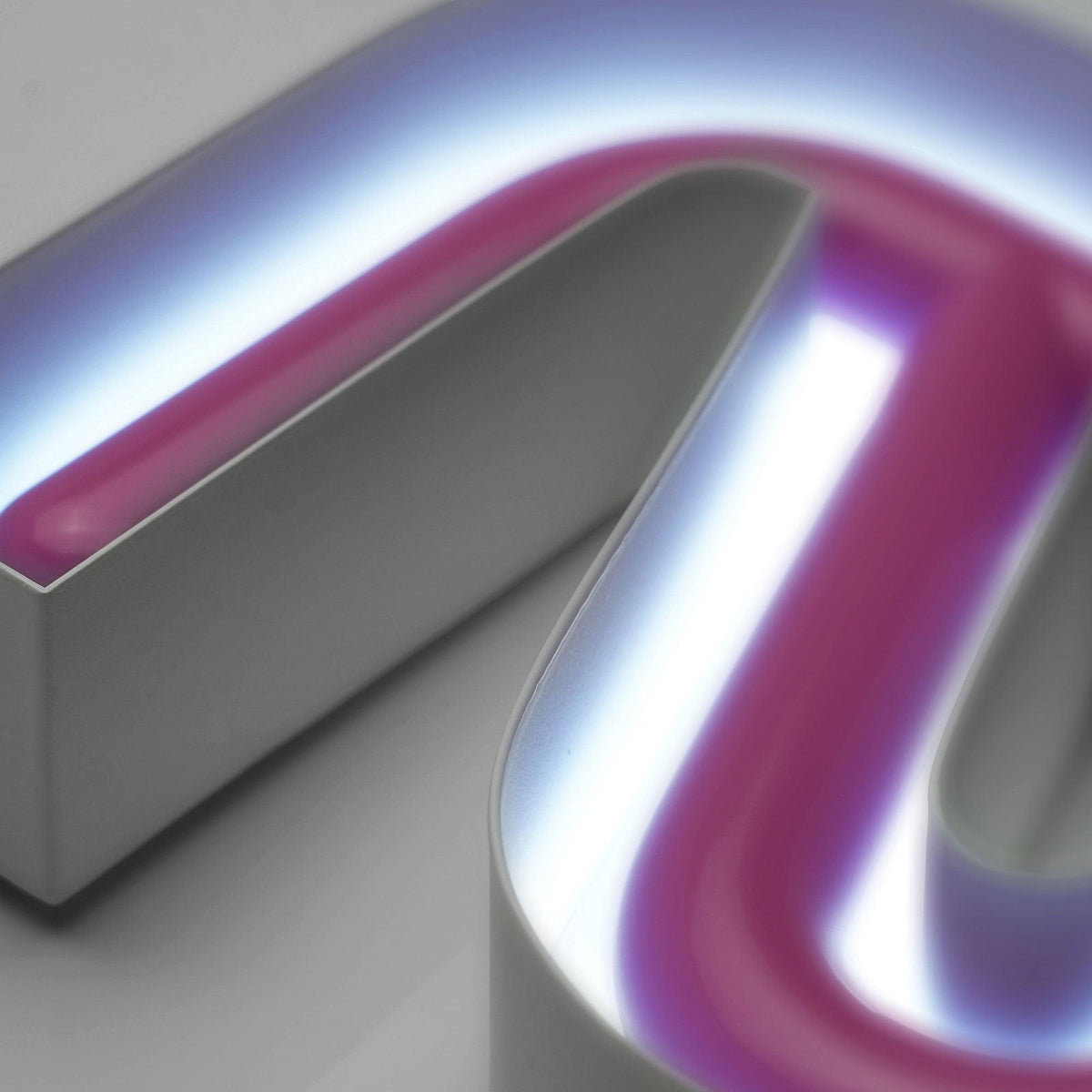 Wall mounted LED 3D letters custom shop signage acrylic faux neon sign ...