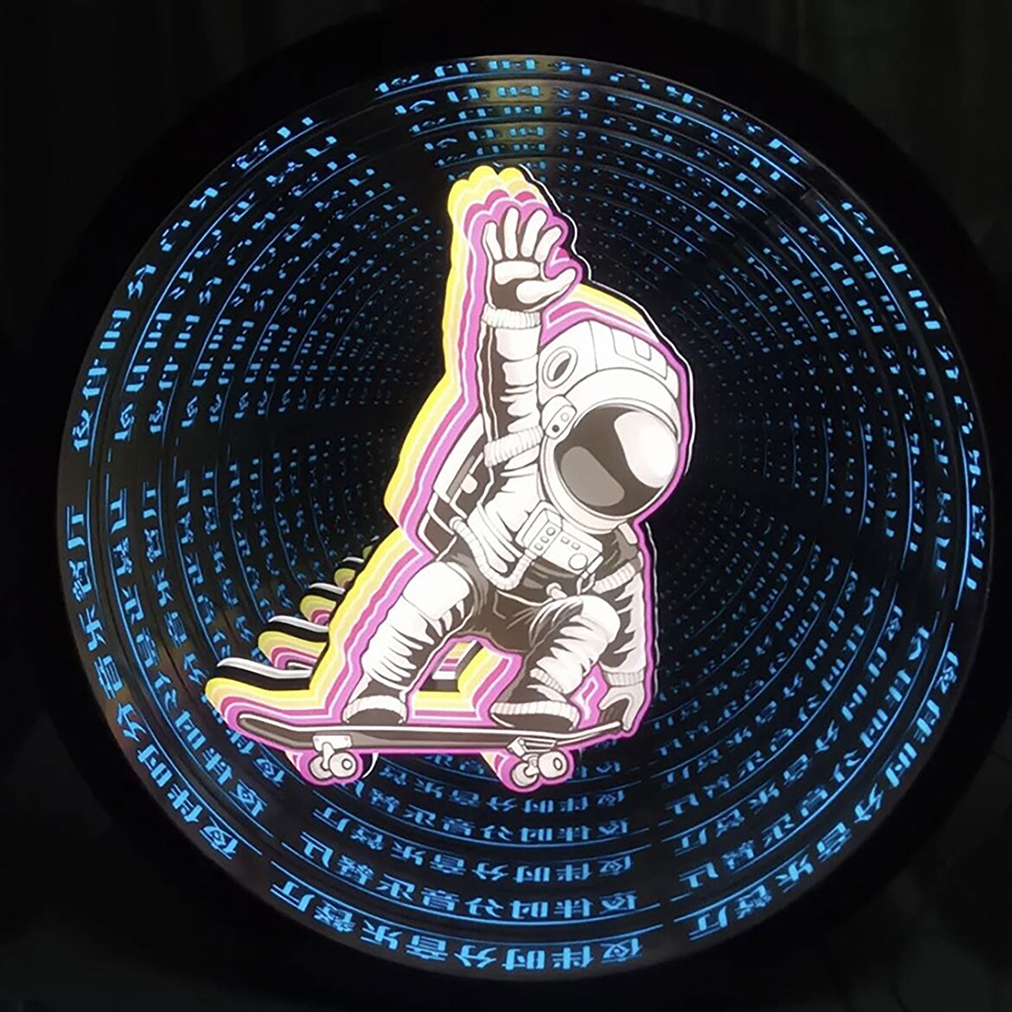 Custom Infinity Mirror Neon Sign Extended Effect Abyss Mirror for Stor ...