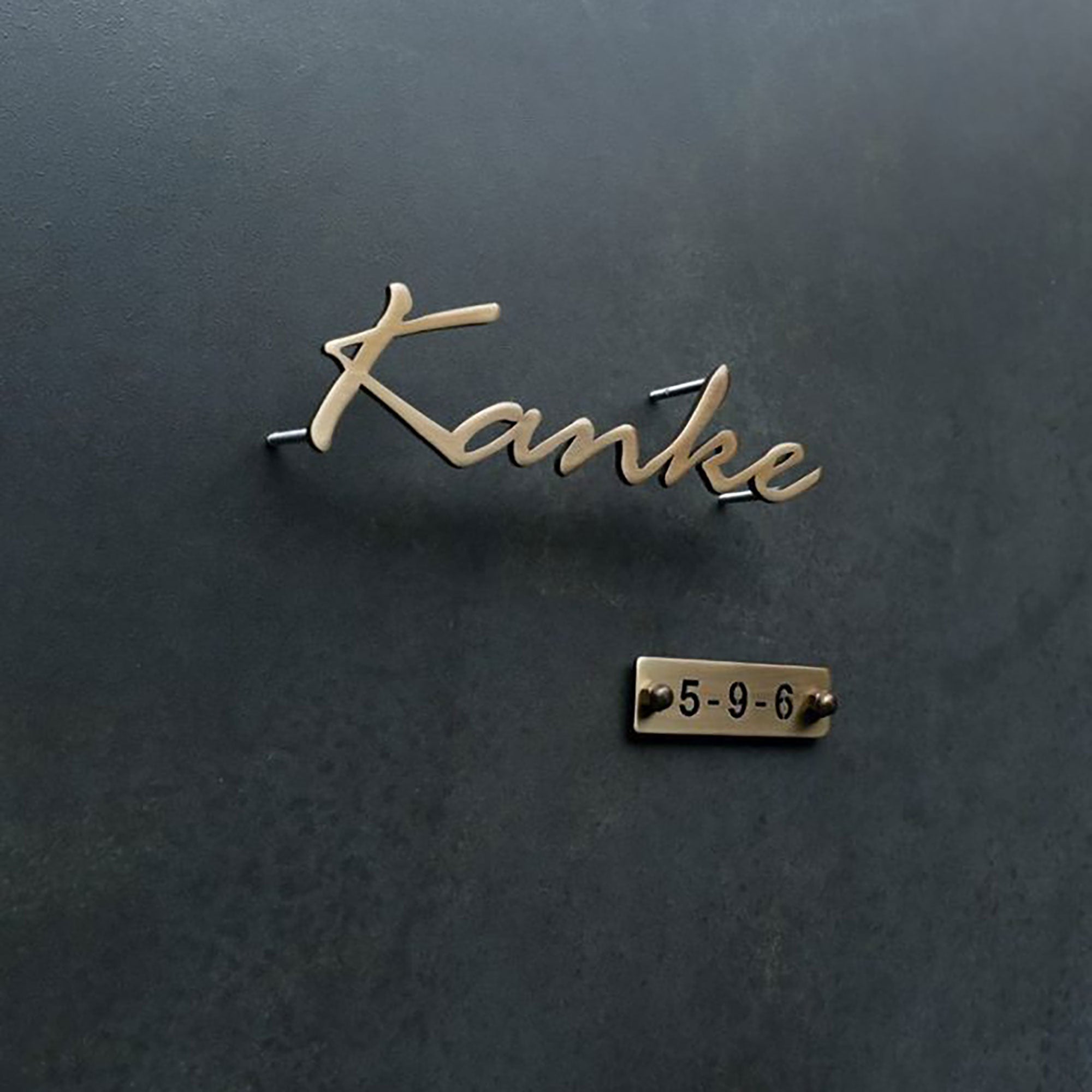 3mm 5mm 8mm solid cut bronze letters office wall stud mounted stainles ...