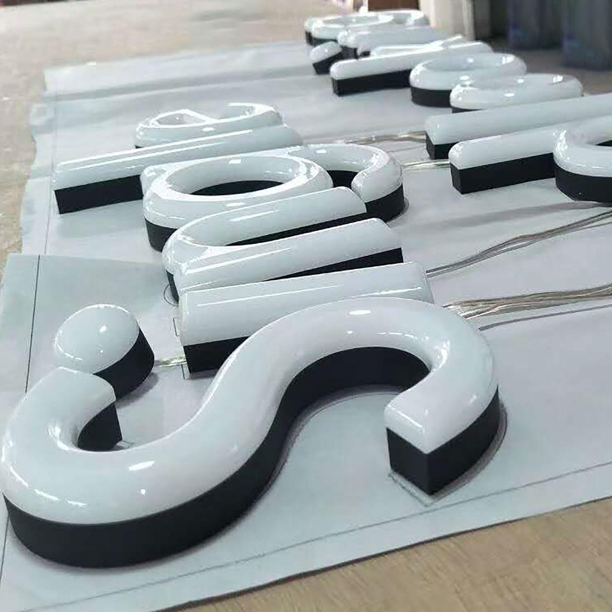 Custom Company Logo Letter Led Faux Neon Light Acrylic Neon Signs Ligh ...