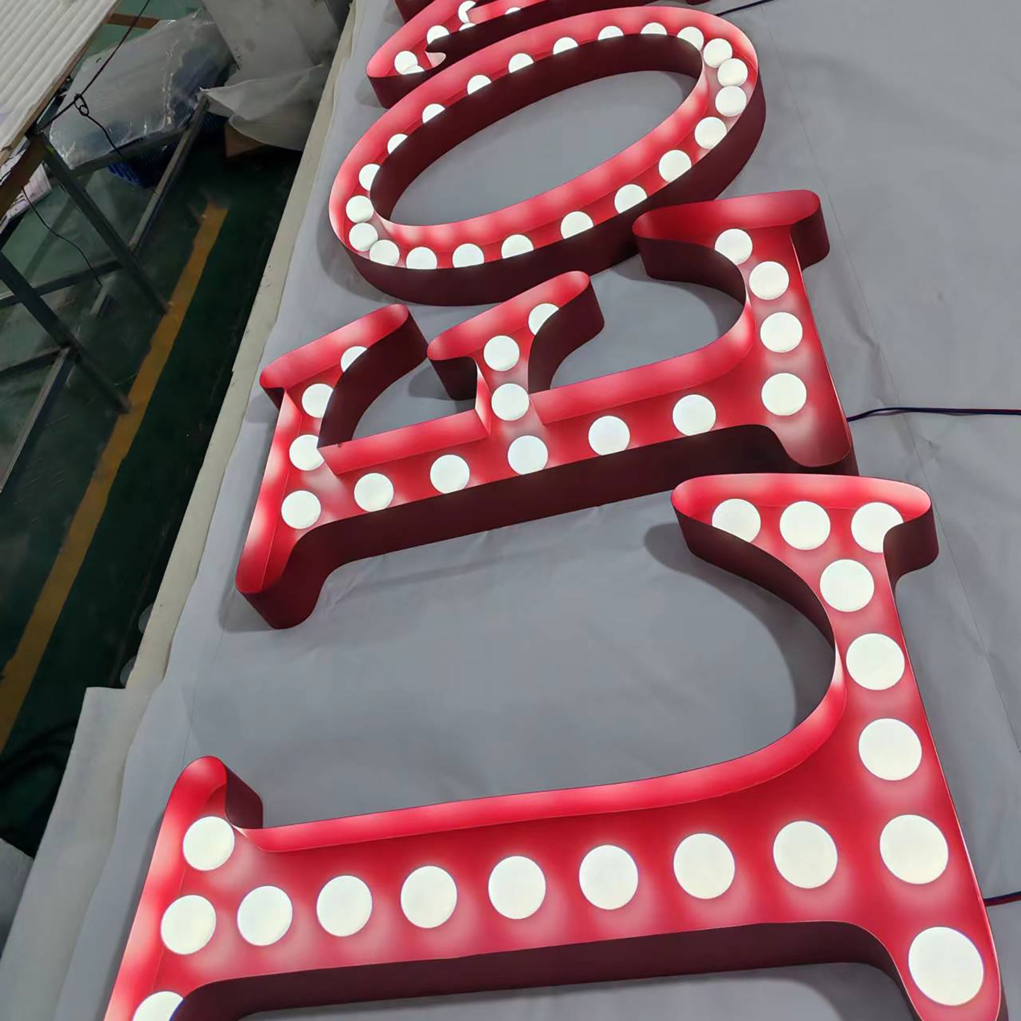 Waterproof Outdoor Marquee Letters Giant Size Stainless Steel Signage ...